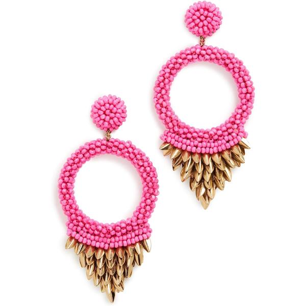 商品名ディーパ グルナーニ レディース フランカ イヤリング, 金属, 非対応Deepa Gurnani Women's Franka Earrings, Hot Pink, One Sizeブランド：Deepa Gurnani商品サイズ：...