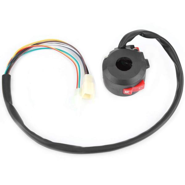 商品名Motorcycle Kill Switch Start, Left PVC Plastic Motorcycle ON-Off Switch, Motorcycle Start Switch Handlebar Switch for...