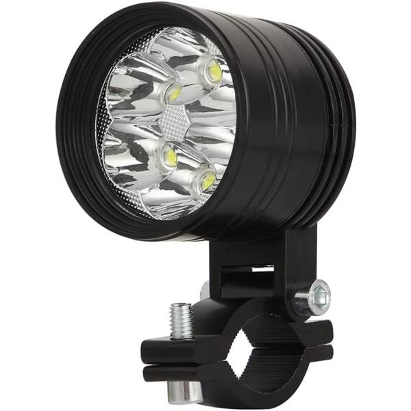 商品名TOTMOX Motorcycle Electric Bike LED Headlight 3 Modes 6 LEDs 6,000K IP67 Bicycle Driving Lights 9-80V Fog Auxiliary L...