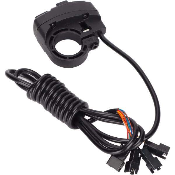 商品名minifinker Motorcycle Turn Signal Switch, Motorcycle Handlebar Switch Stable Anti Slip ABS 3 in 1 Convenient Integrat...