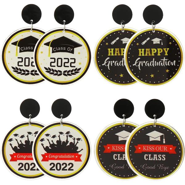 商品名女性用アクリルイヤリング ホリディ アクリル スタッド イヤリング クリスマス バレンタインデー 聖パトリックデー イヤリング ホリデー イヤリング 4-6ペア, アクリル, 人工アレキサンドライトGraduation Earring...