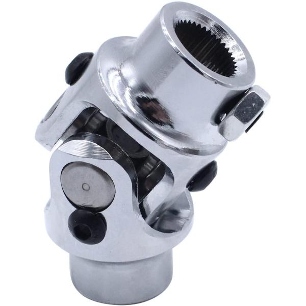 商品名Universal Steering Shaft U Joint Power 3/4""-36 Spline X 3/4"" Round Chromeブランド：TAKPART商品サイズ：高さ：4.7 cm横幅：5.2 cm奥行：11....