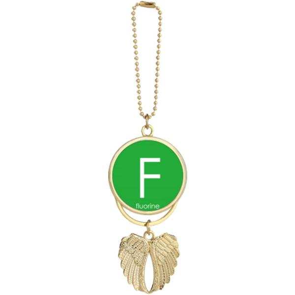 商品名Chestry Elements Period Table Halogens Element Fluorine F Car Keychain Angel Wing Pendantブランド：DIYlab商品サイズ：Medium商品番号：...