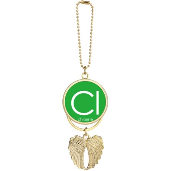 商品名Chestry Elements Period Table Halogens Element Chlorine Cl Car Keychain Angel Wing Pendantブランド：DIYlab商品サイズ：Medium商品番号...