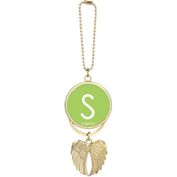 商品名Chestry Elements Period Table Chalcogens Element Sulphur S Car Keychain Angel Wing Pendantブランド：DIYlab商品サイズ：Medium商品番号...