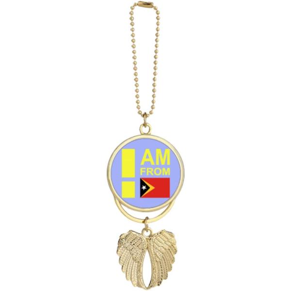 商品名I Am from Timor Leste Art Deco Fashion Car Keychain Angel Wing Pendantブランド：DIYlab商品サイズ：Medium商品番号：x13991631b14006475f...