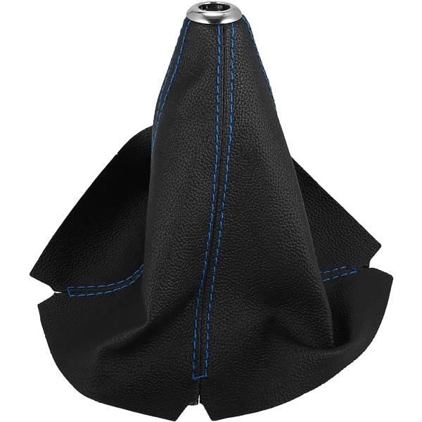 商品名A ABSOPRO Car Shift Boot Cover Universal Gear Shift Knob Boot Dust Cover Faux Leather Black with Blue Lineブランド：A ABSO...