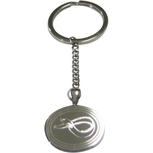 商品名Silver Toned Oval Etched Eel Fish Pendant Keychainブランド：Kiola Designs商品サイズ：One Size商品番号：素材：Metal
