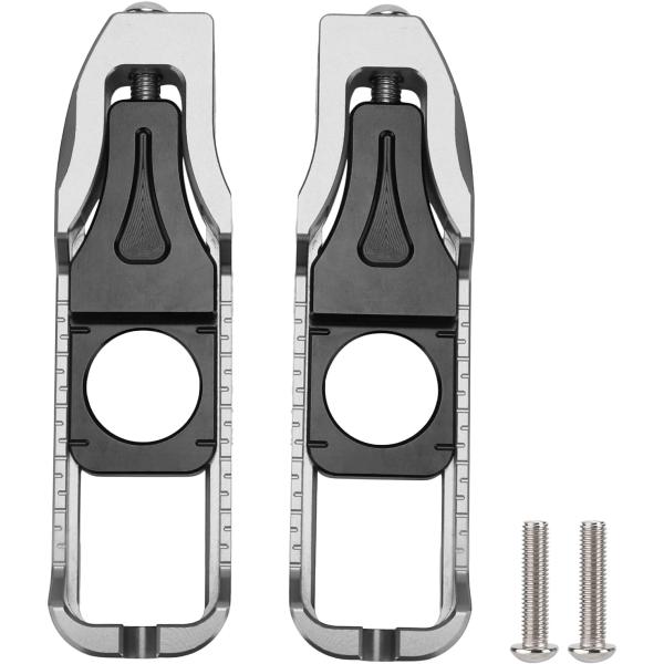 商品名Aramox Motorcycle Chain Adjusters, Pair Motorcycle Left Right Chain Adjusters Tensioners CNC Aluminium Alloy Replacem...