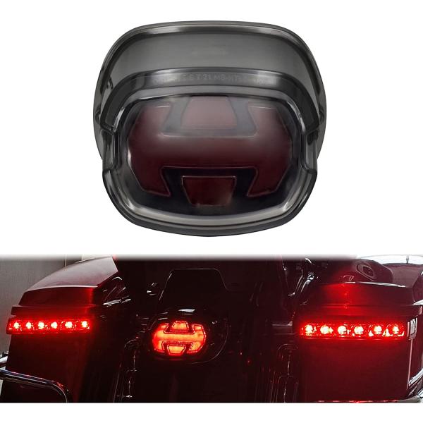 商品名HDBUBALUS Motorcycle Tail Light LED Brake Lamp Fit for Harley Sportster Touring Dyna Electra Road Glide Softail Road ...