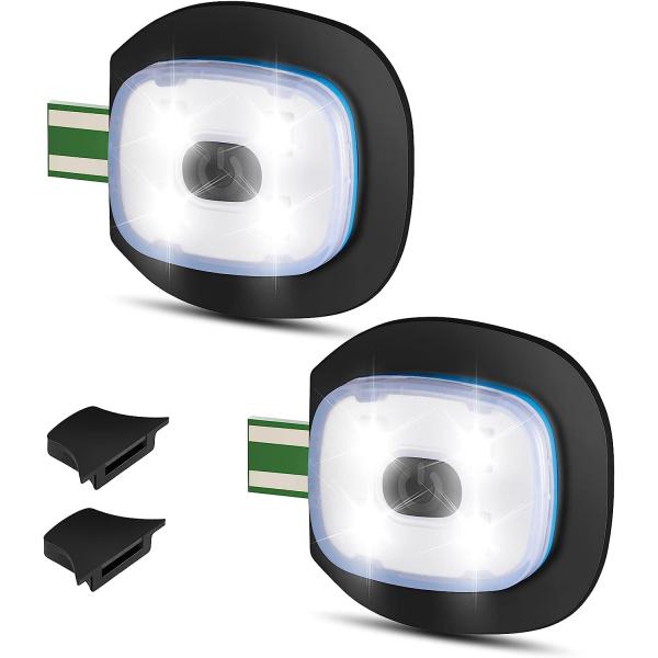 商品名Etsfmoa 2 Pieces LED Light USB Rechargeable Headlight for LED Knit Beanie Hat,Easy Install Quick Replaceable Headlamp...