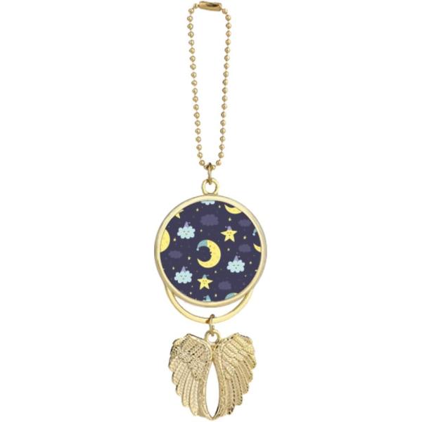 商品名Cartoon Moon Night Personification Pattern Car Keychain Angel Wing Pendantブランド：DIYlab商品サイズ：Medium商品番号：distr13999281b1...