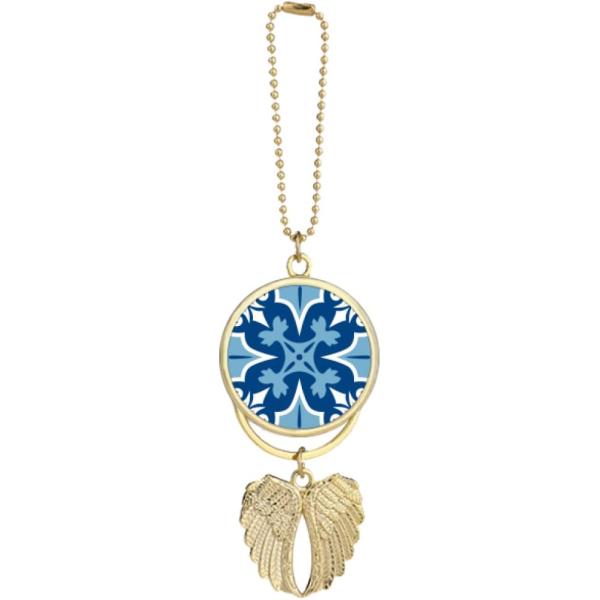 商品名Morocco Decorative Flower Blue Ilustration Car Keychain Angel Wing Pendantブランド：DIYlab商品サイズ：Medium商品番号：distr13998589b1...