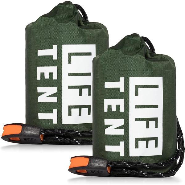 商品名Go Time Gear Life Tent Emergency Survival Shelter   2 Person Emergency Tent   Use As Survival Tent, Emergency Shelter...
