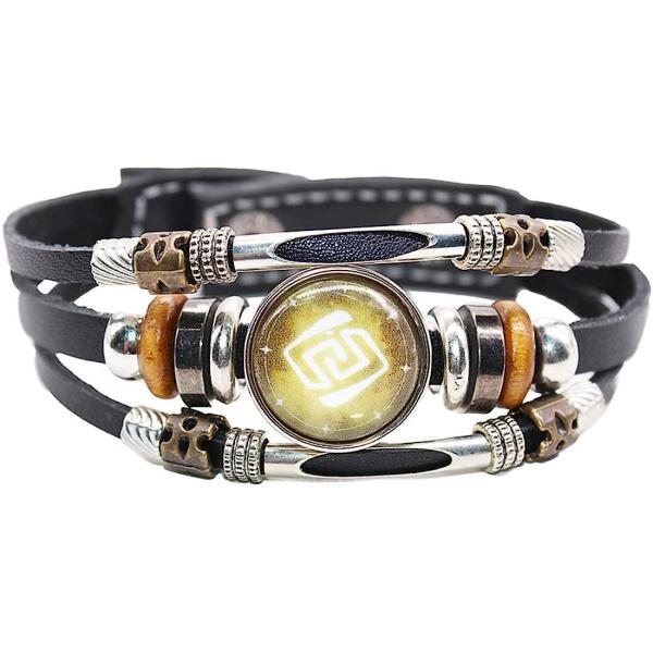 商品名ZJYJING Genshin Impact Moon Pendant, Necklace Set God's Eye Element Accessories, Pendant with Luminous Light, Adjusta...