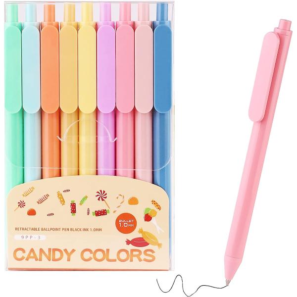 商品名WY WENYUAN かわいいペン 細字 滑らかな書き心地のペン 個人向けボールペン バルク フレアカラフルペン ブラックインク 1.0mm ジャーナルペン グリッターペン オフィス用品 女性用 男性用 メモ取りWY WENYUAN ...