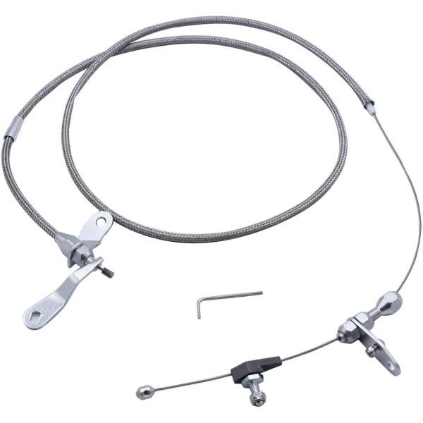 商品名1 SET SHLPDFM Kick Down Cable Fits for All Ford C-4 Transmissions Flexible Stainless Steel Kickdown Cable Kitブランド：SHL...