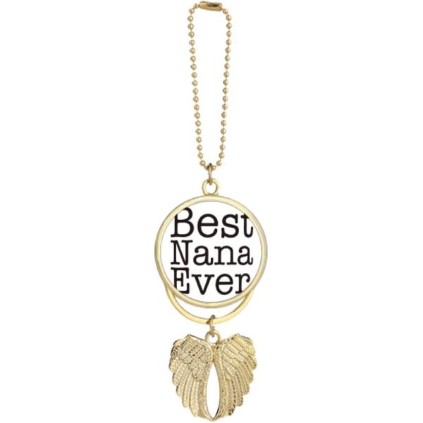 商品名Best Ever English Letters Present Pattern Car Keychain Angel Wing Pendantブランド：Comfortable商品サイズ：Medium商品番号：distr140086...