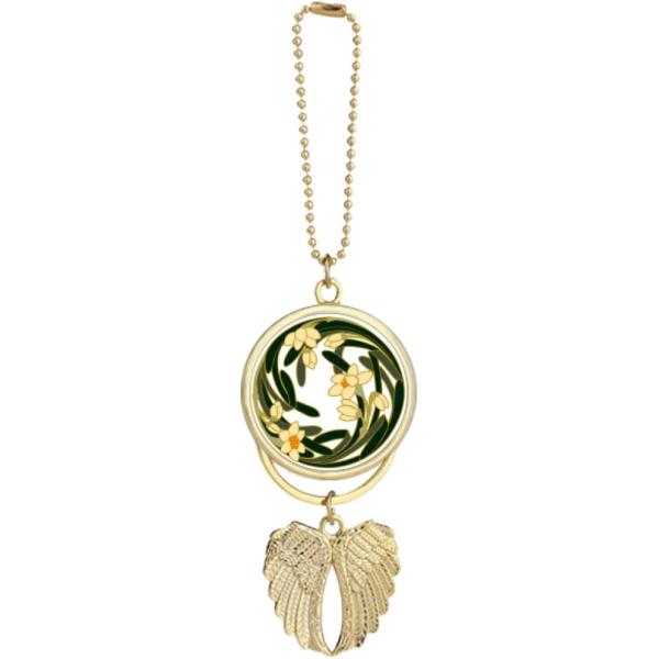 商品名China Flower Bud Art Round Pattern Car Keychain Angel Wing Pendantブランド：Comfortable商品サイズ：Medium商品番号：distr14009053b1400...