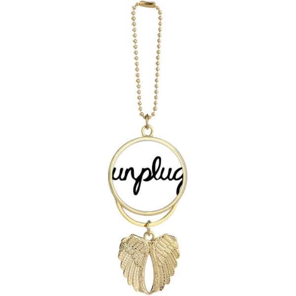 商品名Unplug Funny Design Pattern Quote Car Keychain Angel Wing Pendantブランド：Comfortable商品サイズ：Medium商品番号：distr14008927b14006...