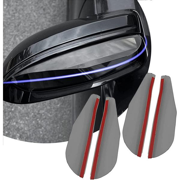 商品名Patonu 4Pcs Car Rear View Side Mirror Rain Eyebrow,Universality Carbon Fiber Rain Visor for Car Truck SUV (black)ブランド...