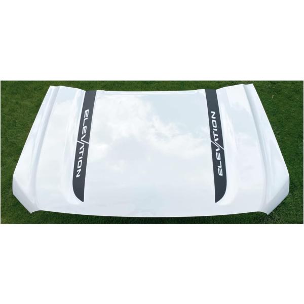 商品名EmblemsPlus 2019 2020 2021 2022 2023 GMC Sierra 1500 Elevation Truck Matte Black Hood Decals Spears Stickers Set of 2...