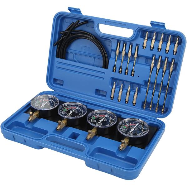 商品名Kadimendium Carb Balancing Gauge, Motorcycle Carburetor Synchronizer Tool High Flow Accuracy Vacuum Low Vibration Dur...