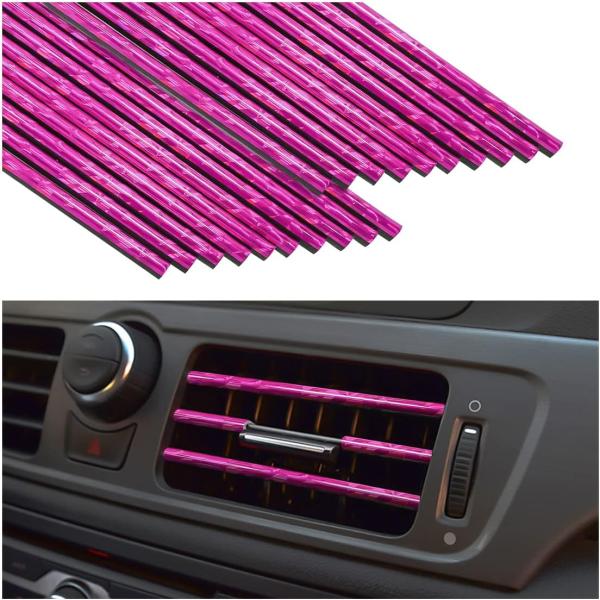 商品名20PCS Car Air Conditioner Decoration Strip, Bendable DIY Car Vent Outlet Trim, Universal Waterproof Air Vent Outlet P...