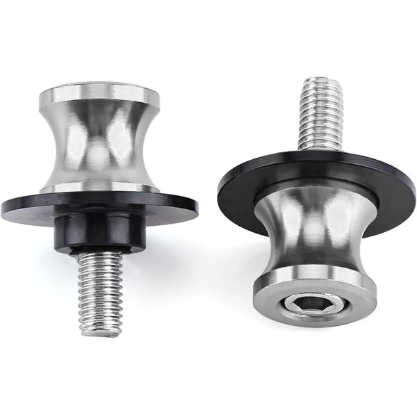 商品名Swing Arm Spool 2PCS 6/8/10mm Motorcycle CNC Rear Stand Swing Arm Sliders Stand Swingarm Bobbins(6mm-Silver)ブランド：Fydu...