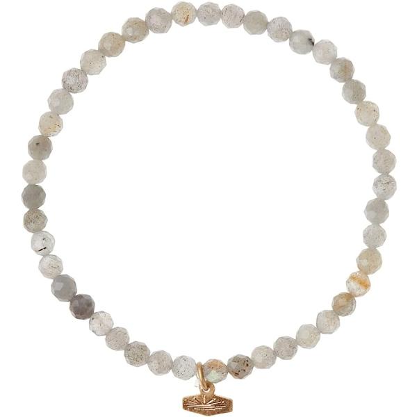 商品名Scout Curated Wears - Mini Faceted Stone Stacking Bracelet - Labradorite/Gold, (SP004)ブランド：Scout Curated Wears商品サイズ：o...