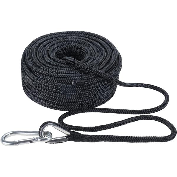 商品名NovelBee Boat Anchor Rope,3/8 inch x 150 ft Double Braided Nylon Anchor Line with Thimble and Snap Hook for Boat Mari...