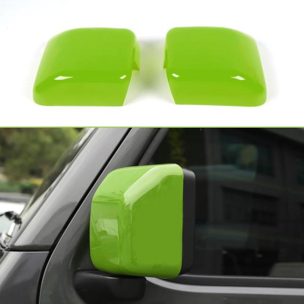 商品名Rearview Mirror Cover Trim Shell Kit Car Rear View Mirror Exterior Decoration Accessories for Jeep Wrangler JL JLU 20...