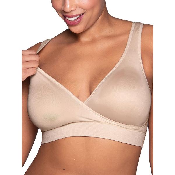 商品名Vanity Fair womens Maternity Nursing for Breastfeeding Wireless Or Underwire Bra, Wireless - Neutral, Large USブランド：Va...