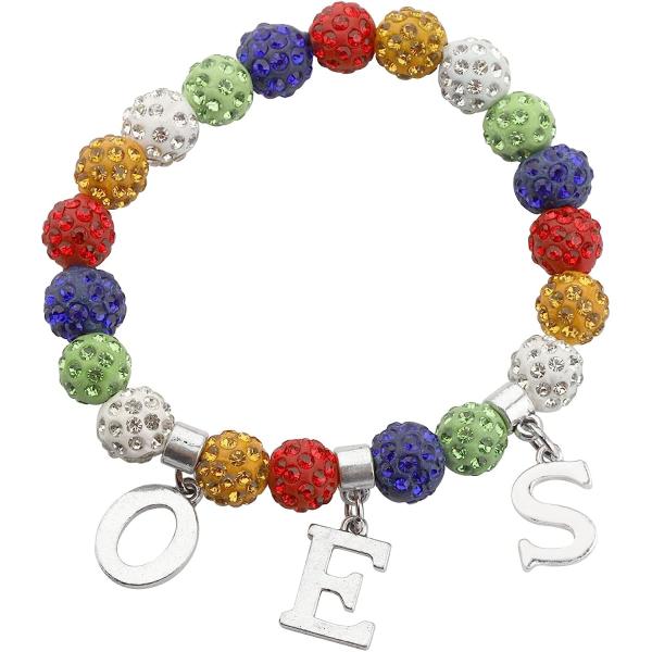 商品名Zuo Bao OES シンボルジュエリー オーダー オブ ザ イースタン スター ブレスレット OES ソロリティ ギフト 女子会, ビーズZuo Bao OES Symbol Jewelry Order of The Easter...