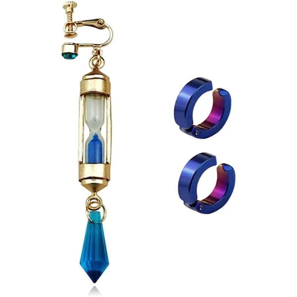 商品名Vanitas Earrings Ear Clip Anime The Case Study of Vanitas Cosplay Hourglass Earrings Jewelry Accessoriesブランド：Hsiang商品...