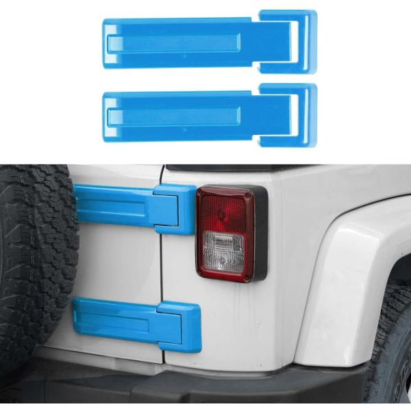 商品名RT-TCZ Tailgate Hinge Cover Spare Tire Bracket Rear Door Trim Exterior Accessories Decoration for Jeep Wrangler JK JK...