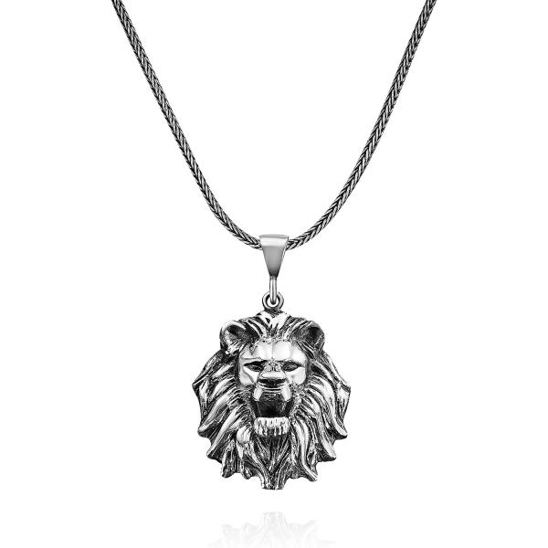商品名925 Sterling Silver 3d Lion Head Men's Necklace Pendant Animal Gift Surprise Accessory Jewelry (60 cm)ブランド：TAKILINGO商...