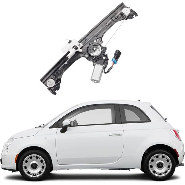 商品名Dasbecan Front Left Driver Side Window Regulator Assembly w/Motor 751-648 Fits 2012-2019 Fiat 500 1.4L 68070267AC 680...