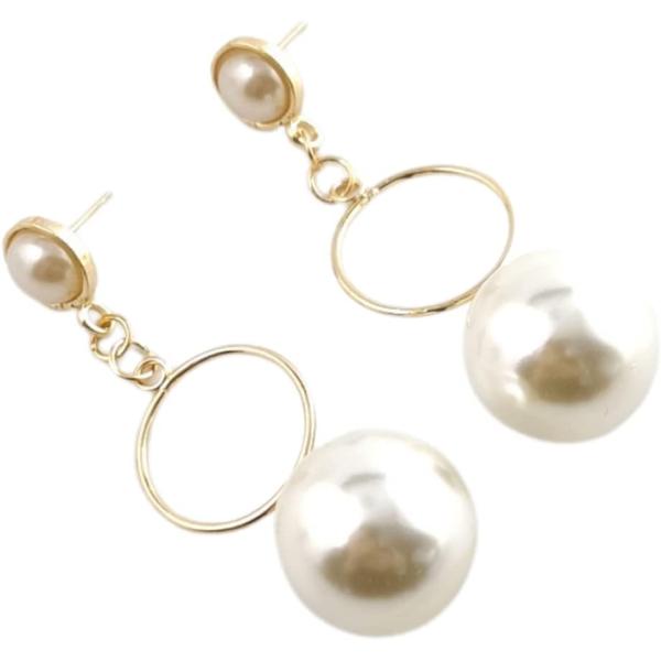 商品名FOllsy Fashion Long Pearl Pendant Earrings Temperament Ladies Accessories Girlfriend Giftブランド：FOllsy商品サイズ：商品番号：色：素材：M...