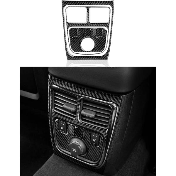 商品名BRMYL Car Rear A/C Outlet Vent Armrest Box Decals for 2011-2014 Dodge Charger/Chrysler 300 Accessories Carbon Fiber I...