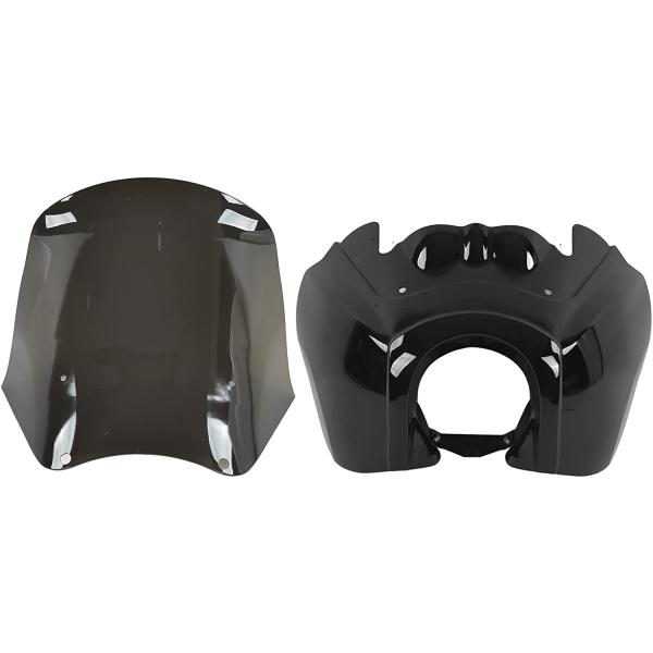 商品名Headlight Fairing Windshield, Windproof Aerodynamic Design High Strength Antiscratch Motorcycle Wind Deflector Wear R...