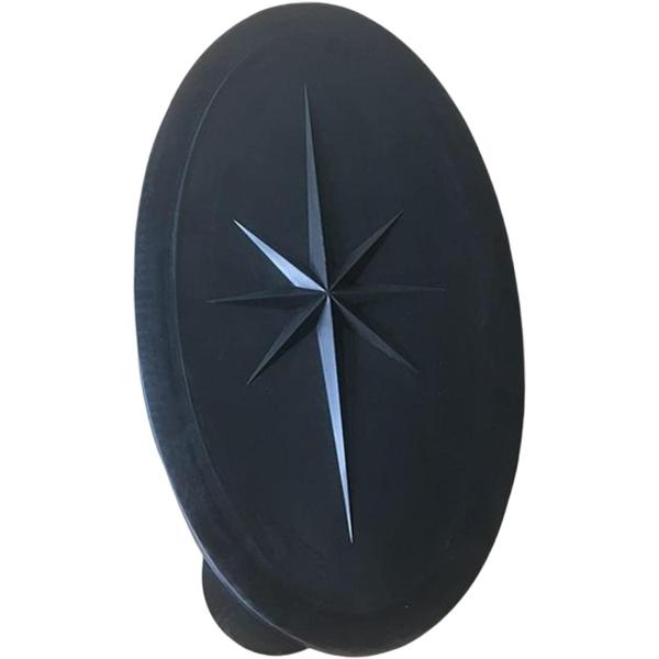 商品名ウォータースポーツ用オーバルハッチカバーボートアクセサチックアクセスデッキ, ブラックFancyes Oval Hatch Cover Boat Accessories Non-Slip Plastic Access Inspecti...