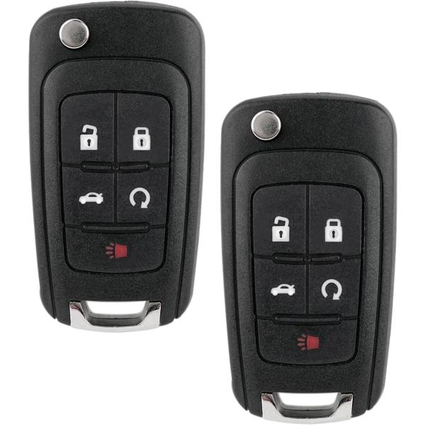 商品名カーキーフォブキーレスエントリーリモコン シボレーエクイノックスカマロ2010-2019 クルーズマリブインパラソニックGMCテレインビュイックラクロスリーガルベラノアンコールOHT01060512 (2個パック)Car Key Fo...