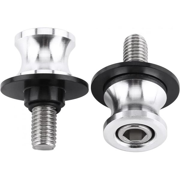 商品名Acouto 2pcs 10mm Motorcycle CNC Rear Stand Swing Arm Spool Sliders Stand Swingarm Bobbins(silver)ブランド：Acouto商品サイズ：sil...