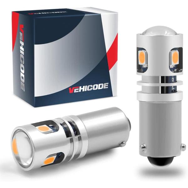 商品名VEHICODE H21W 64136 BAY9S LED Bulb Amber 12V-24V Lamp 12356 64138 Turn Signal Light for BMW (2 Pack)ブランド：VEHICODE商品サイ...