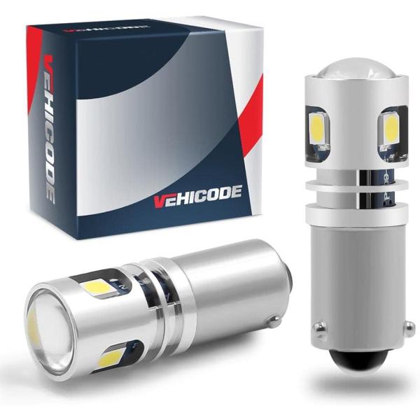商品名VEHICODE H21W 64136 BAY9S LED電球 ホワイト 12V-24V ランプ 12356 64138 テールリバースバックアップ ウィンカーライト BMW用 (2パック)VEHICODE H21W 64136 BA...