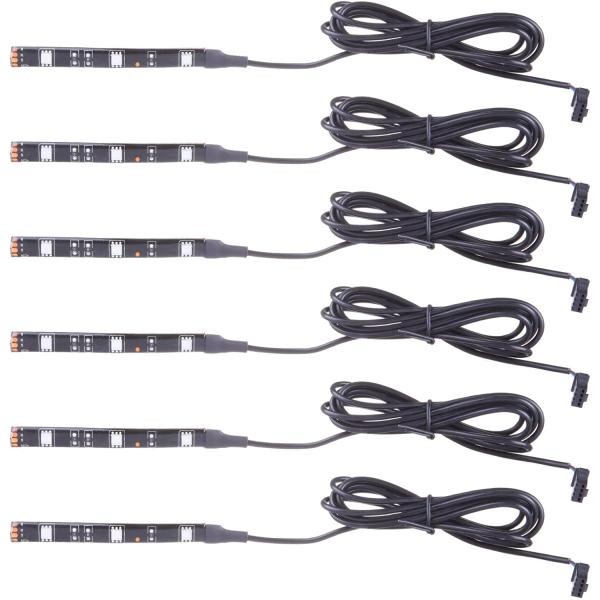 商品名ECCPP 6Pcs Motorcycle LED Lights Kit Multi-Color Accent Glow Neon Lights LED Strip Light with Remote Control,1Pcs Tur...