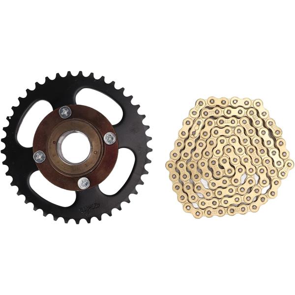 商品名VGEBY Sturdy Steel Chain Sprocket CorrosionResistant 420 41T Sprocket 420 104 Chains Kit for Modifying Karts ATVs Min...