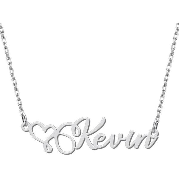 商品名Necklace Personalized Heart Name Stainless Steel Pendant Custom Name Ornaments Jewelry Best Gift for Women Girls Vale...