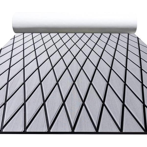 商品名FOCEAN Boat Flooring, EVA Foam Boat Decking, Sea Deck Marine Flooring Marine Mat Diamond Pattern Boat Carpet for Moto...